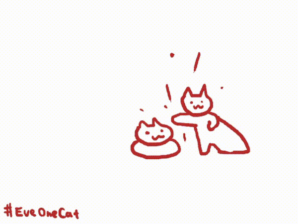 魔性猫猫everyday one cat 表情包 - 知乎