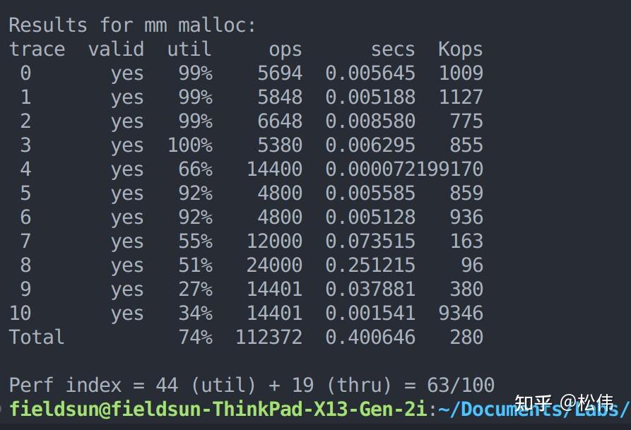 实验五：Malloc-Lab（上） - 知乎