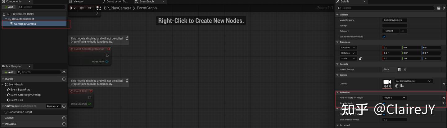UE5-GameplayCamera 基础功能 - 知乎