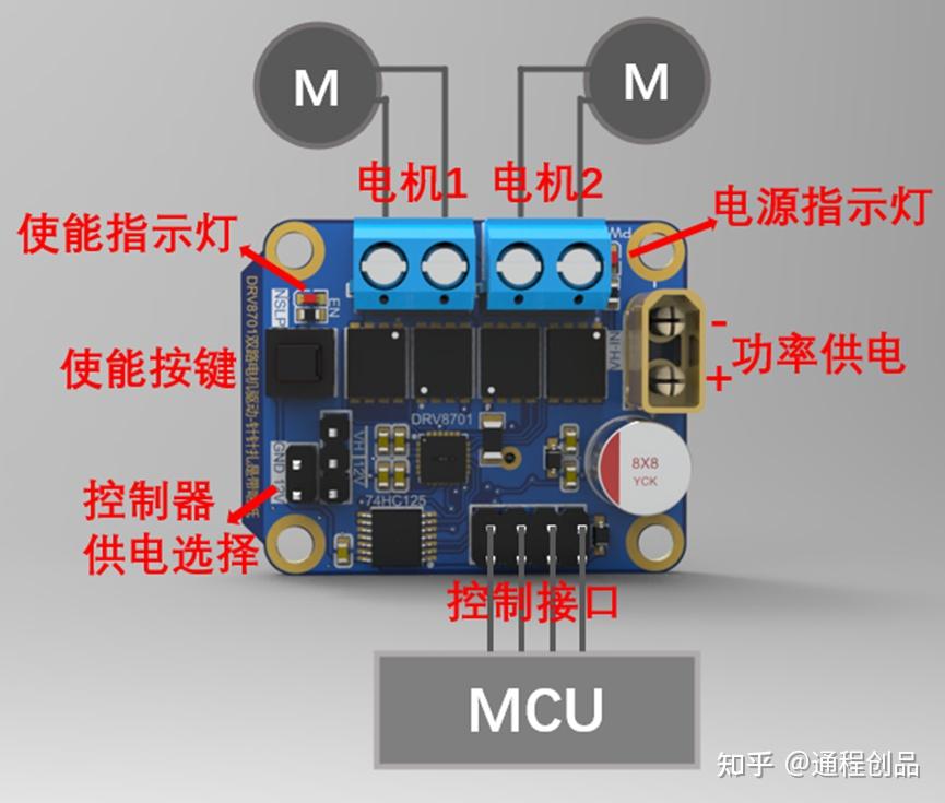 Drv8701双路电机驱动 知乎
