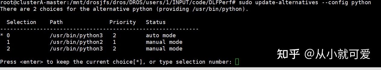 Linux中切换默认Python版本 - 知乎
