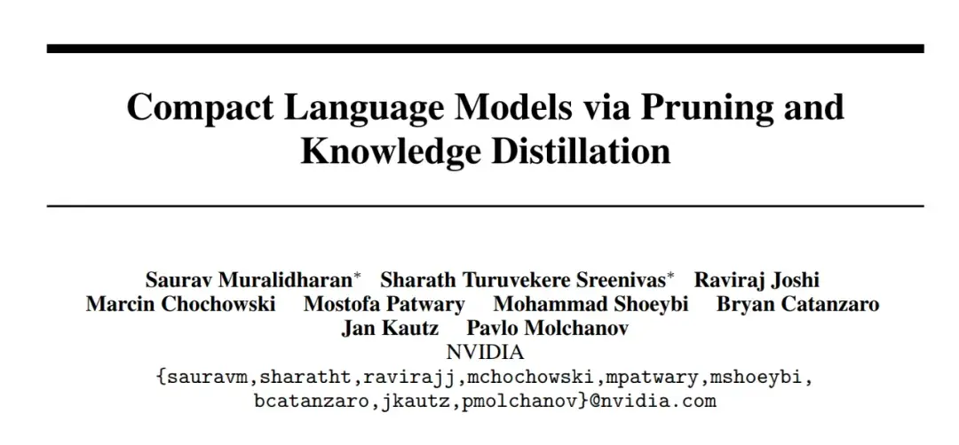 英伟达玩转剪枝、蒸馏：把Llama 3.1 8B参数减半，性能同尺寸更强 - 知乎