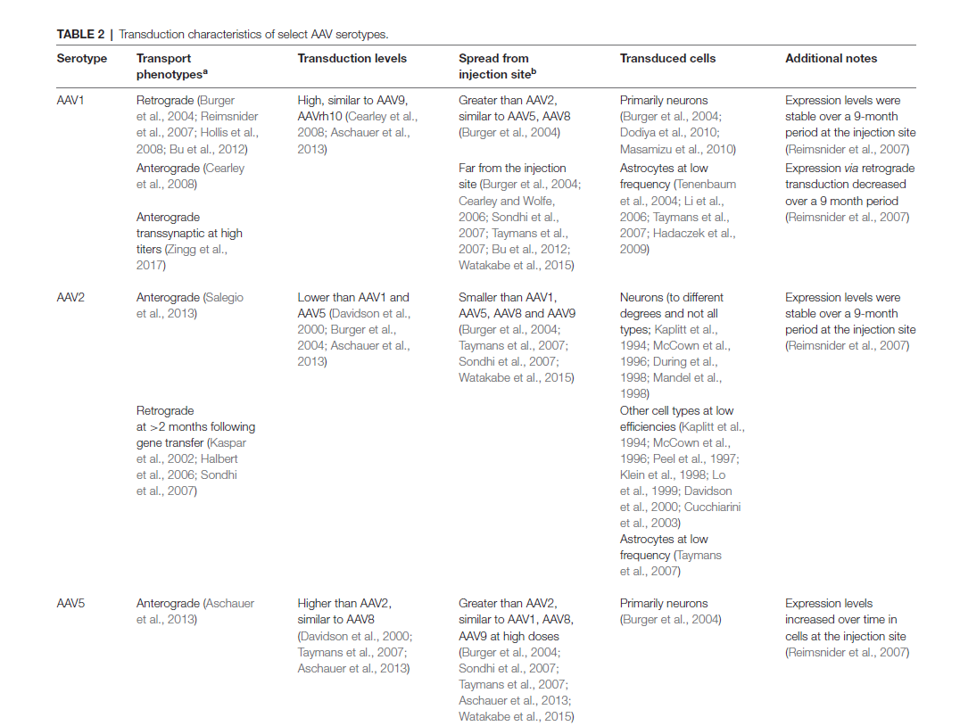 【文献解读】综述系列 ：腺相关病毒在靶向神经系统操控中的应用(一) - 知乎