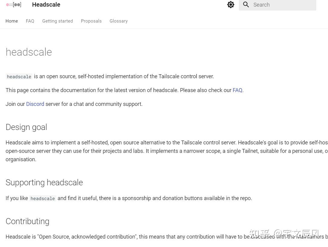域名搭建Tailscale开源版本Headscale，配合headscale-ui使用 - 知乎