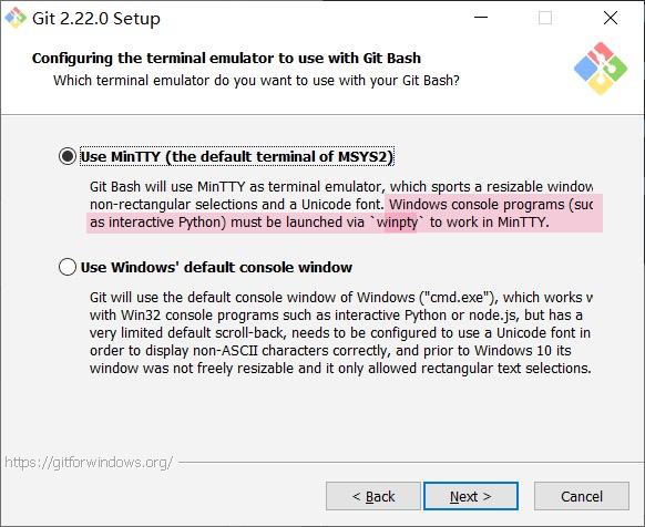 Git Bash 中执行交互式命令无响应 - 知乎