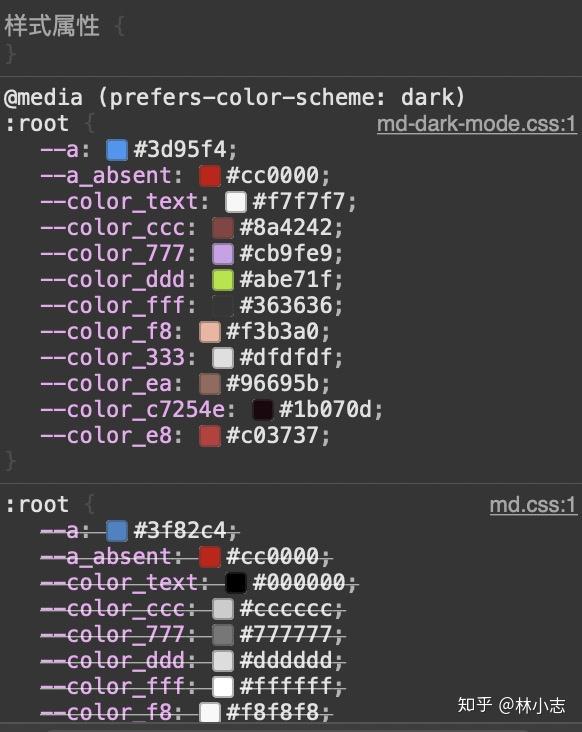 基于 CSS 实现的 dark mode 页面效果 - 知乎