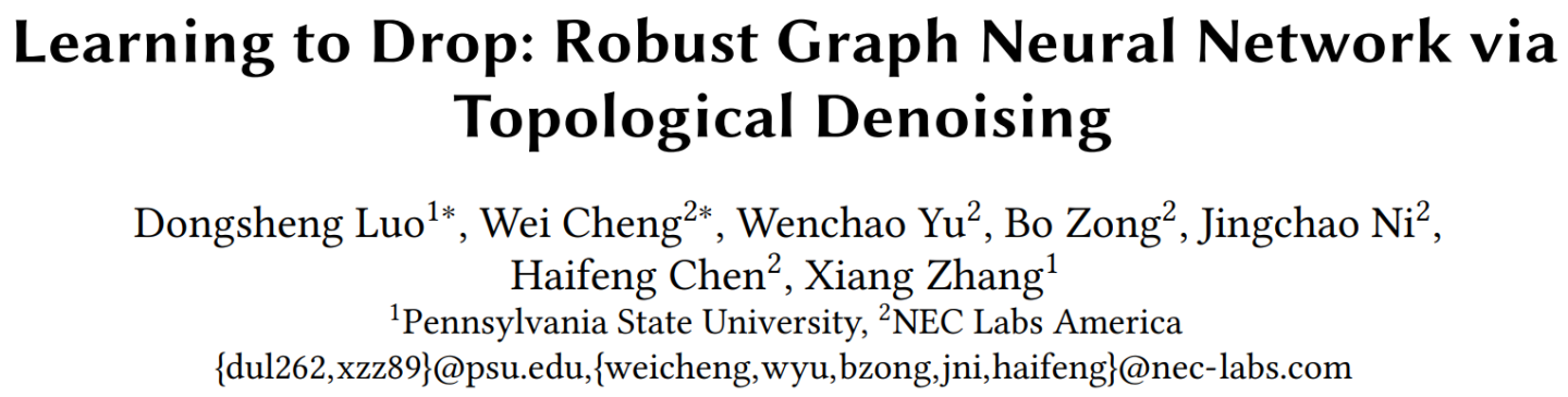 WSDM‘21| PTDNet：改变图的拓扑结构增加鲁棒性 - 知乎