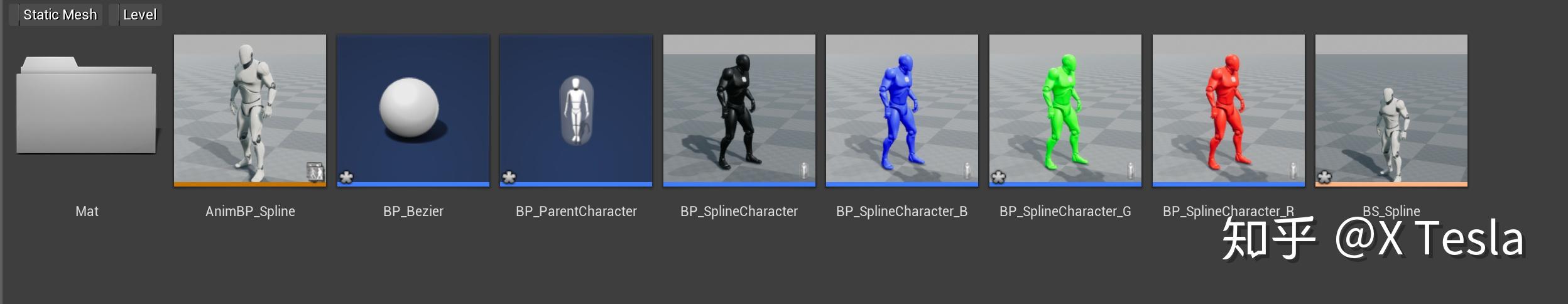 【UE4】Spline BP 程序化模型/动画轨迹（爆肝般的详细） - 知乎