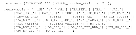DBC标准格式说明 - 知乎