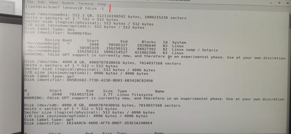 lunix挂载大于2T的新硬盘 - 知乎