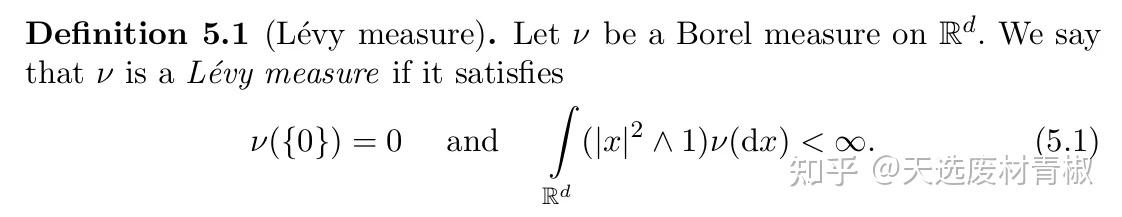 Lévy process: 极端跳的描述 - 知乎