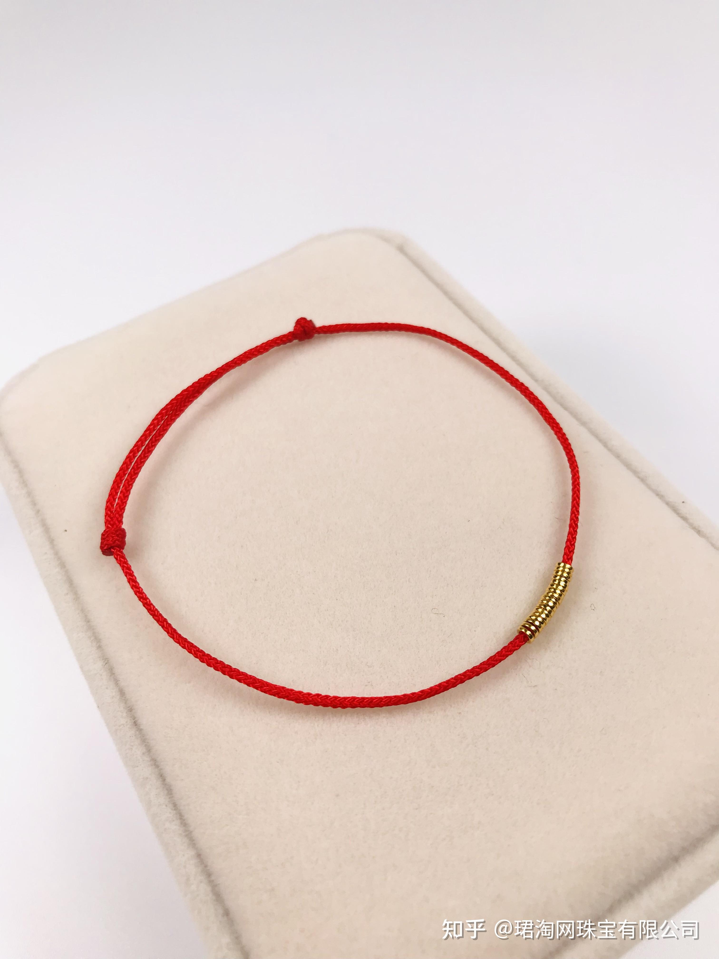 极清新的一条红绳手链 简约百搭款 - 知乎