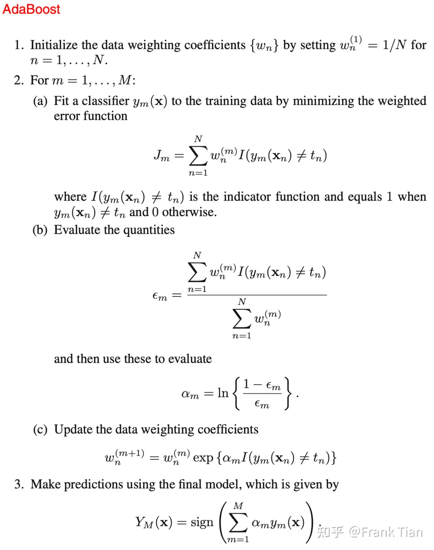无痛理解Boosting：Adaboost - 知乎