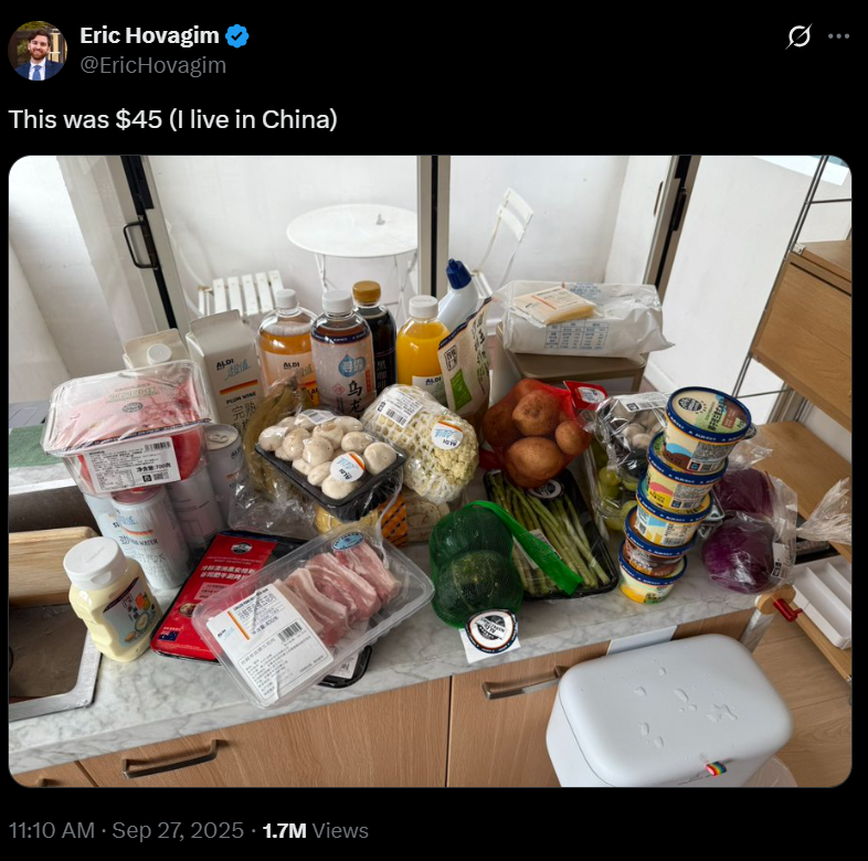 美国小哥在上海花$45买菜，晒出小票后，评论区却吵成世界大战！ - 知乎