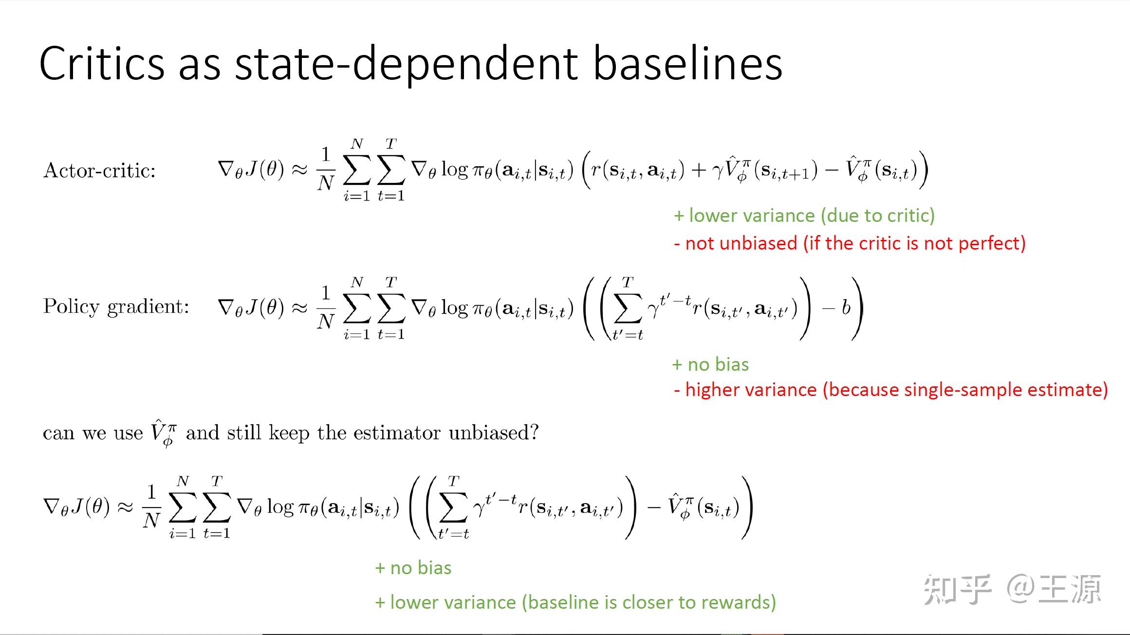 强化学习CS285笔记【四】Actor-Critic 算法 - 知乎