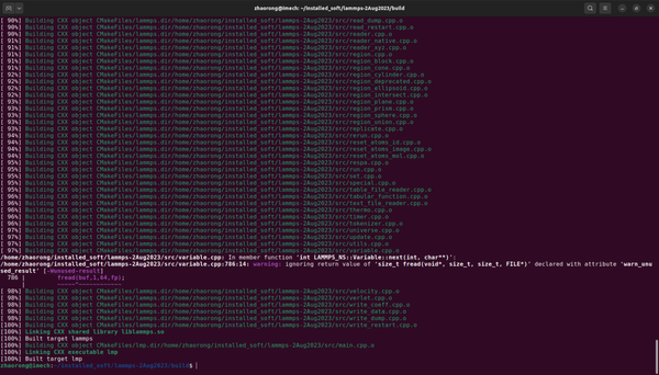 LAMMPS 软件的安装与运行 - 知乎