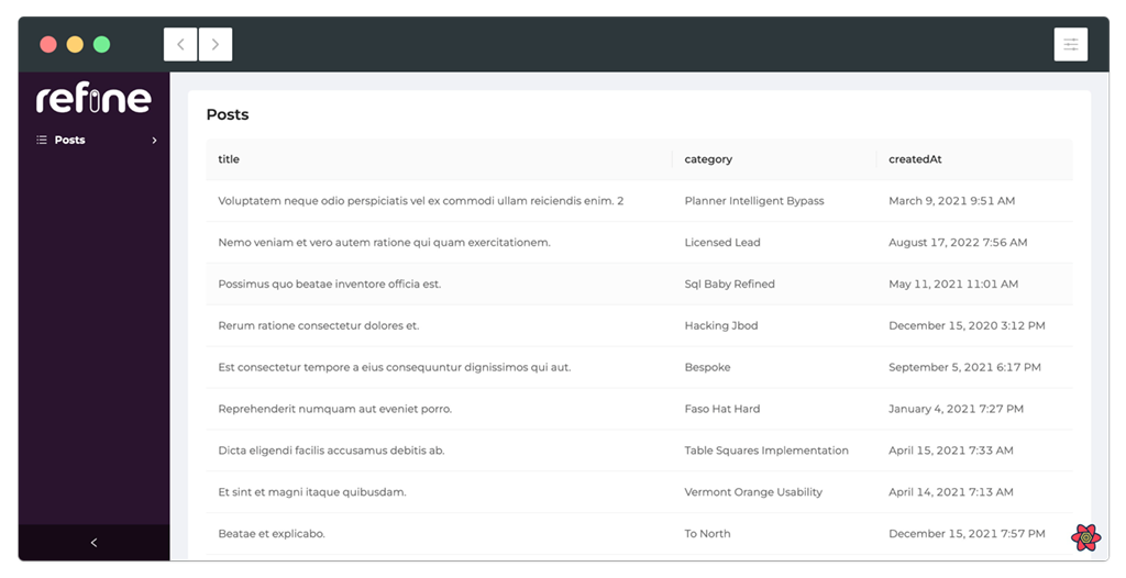Refine 基于React 大量的消除CRUD应用程序的开发 - 知乎