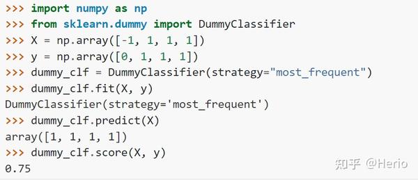 sklearn中的虚拟分类器(DummyClassifier) - 知乎