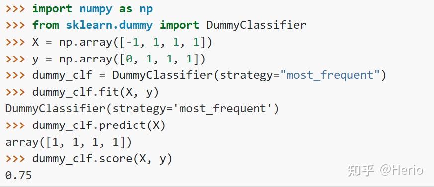 sklearn中的虚拟分类器(DummyClassifier) - 知乎