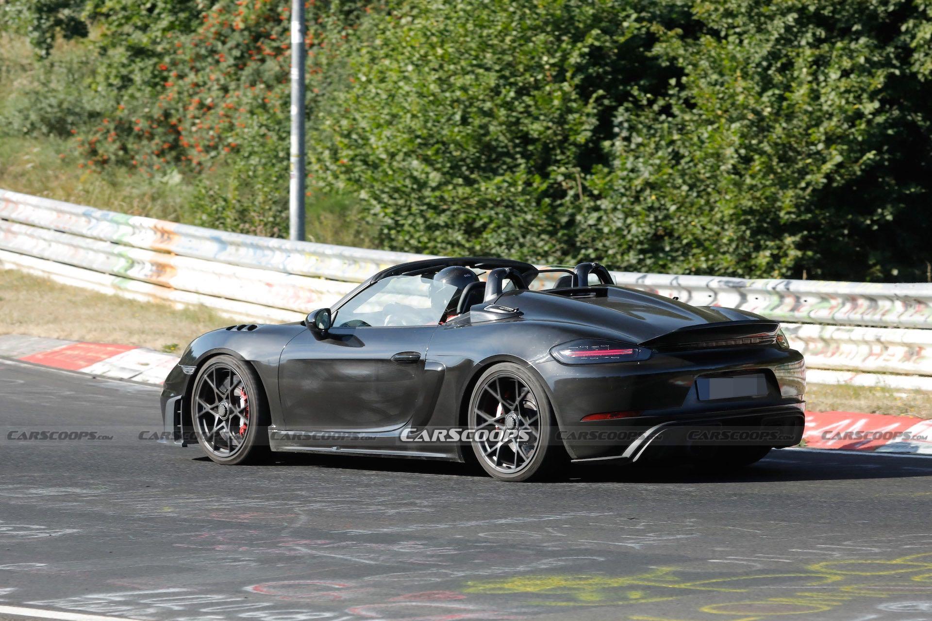首次暴露敞篷姿态 保时捷718 Spyder RS最新谍照 - 知乎