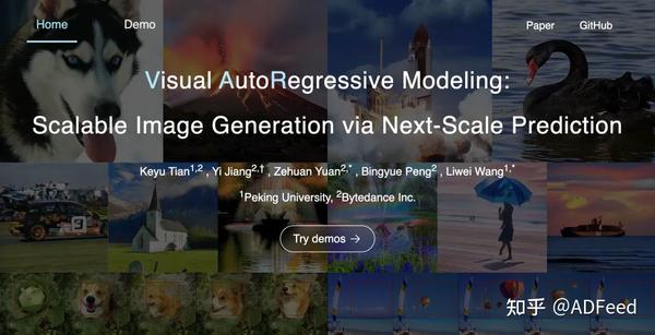Visual AutoRegressive modeling (VAR) 视觉自回归建模：通过下一尺度预测生成图像的新模型 - 知乎
