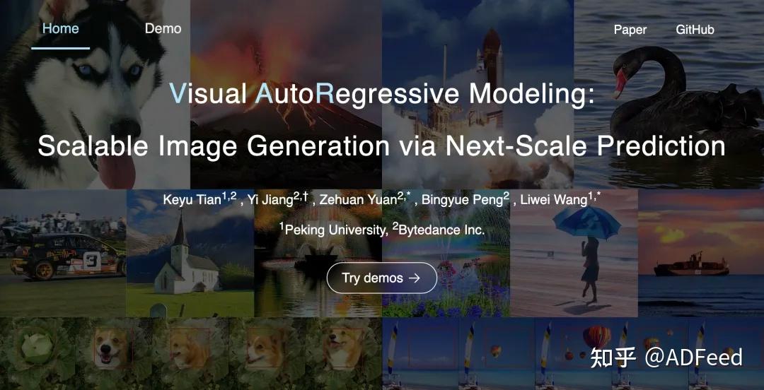 Visual AutoRegressive modeling (VAR) 视觉自回归建模：通过下一尺度预测生成图像的新模型 - 知乎