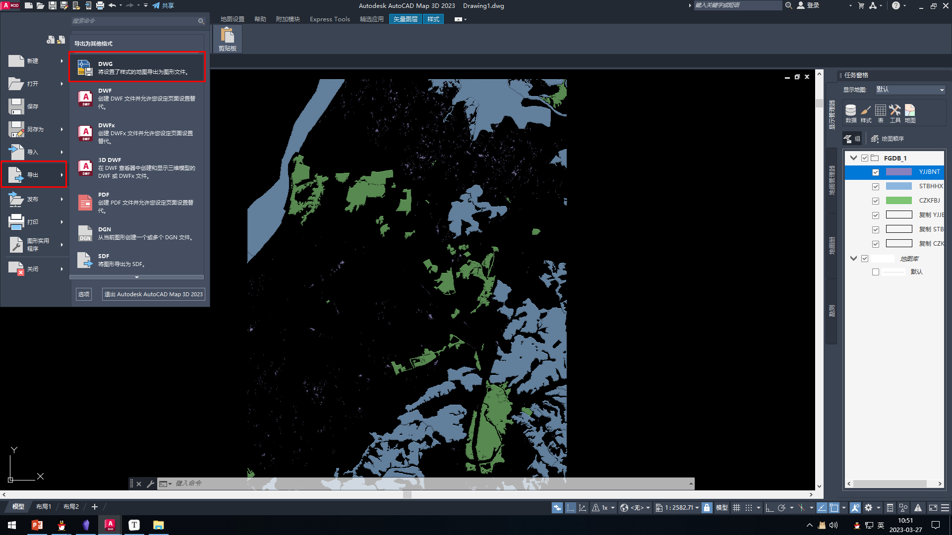 运用CAD Map 3D实现SHP转CAD面 - 知乎