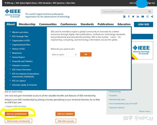 IEEE会员申请流程 - 知乎