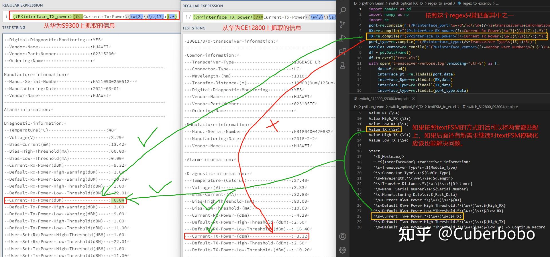 从regex过渡到textFSM - 知乎