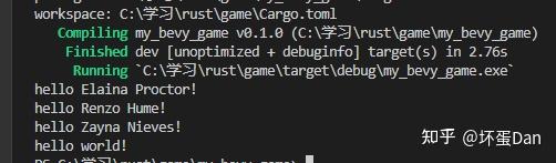 rust基础学习--Bevy简单入门 - 知乎