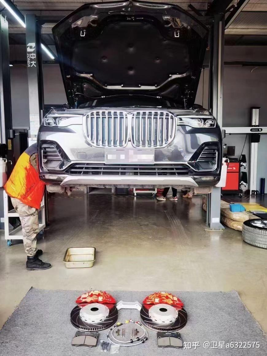 （宝马X7刹车改装）AP8520大六卡钳、搭配380MM划线盘 - 知乎