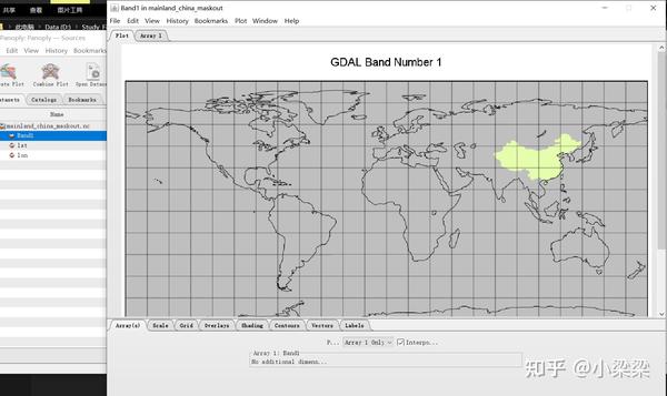 利用gdal+cdo+shp将全球范围的nc文件裁剪为中国大陆区域 - 知乎