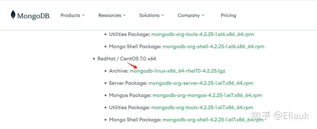 下载Mongodb 4.2.25 版本教程 - 知乎