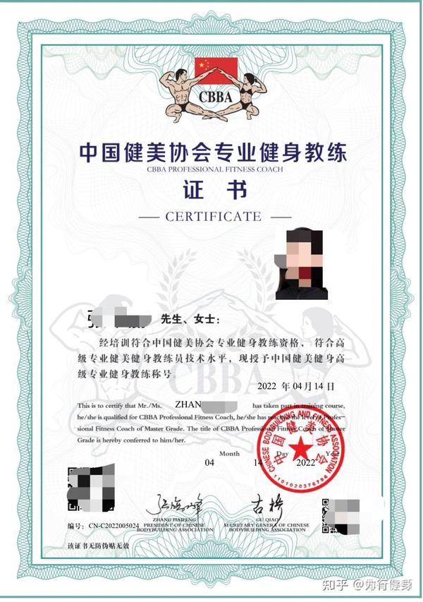 Cbba健身教练证书怎么考？有用吗？ - 知乎