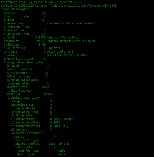 lsusb命令-在系统中显示有关USB设备信息 - 知乎