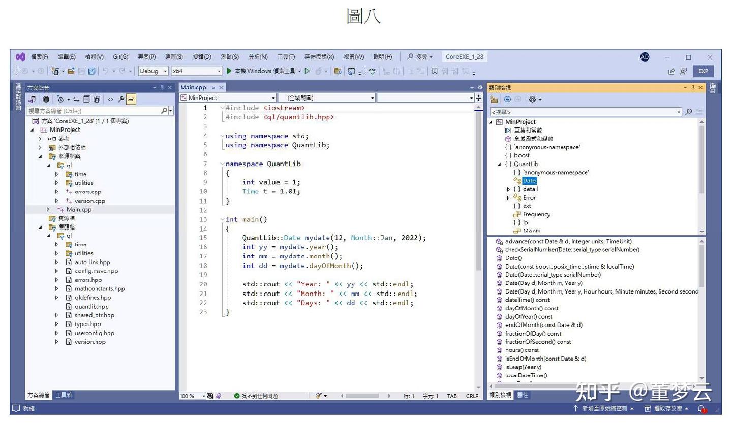 一二二、QuantLib C++的安装与使用(2) - 知乎