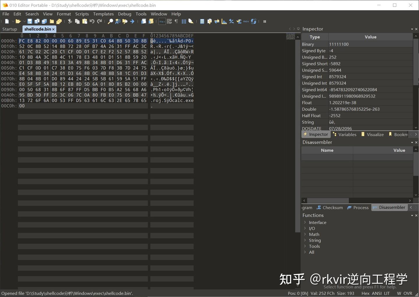 msf生成的shellcode分析--走，组团分析shellcode呀 - 知乎
