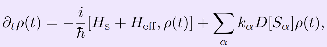 开放系统的主方程（master equation） - 知乎