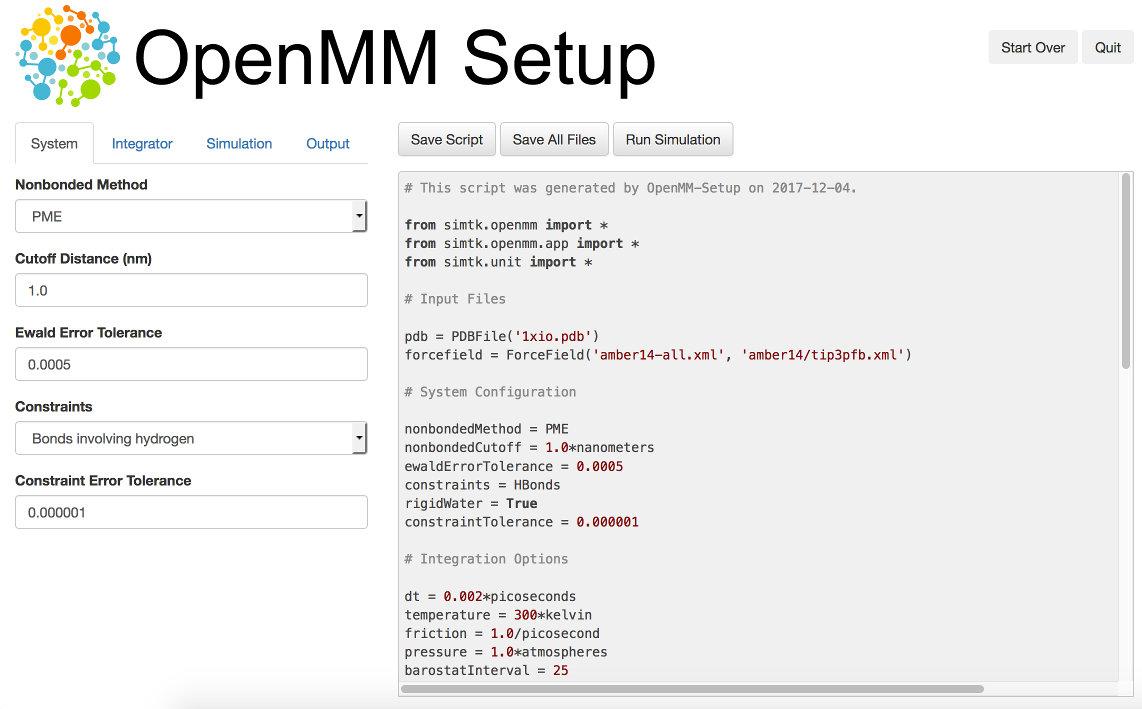 OpenMM.No.2.可视化界面以及力场参数 - 知乎