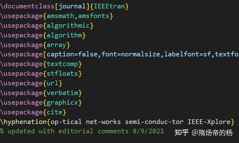 IEEE Trans Latex模版使用问题记录 - 知乎