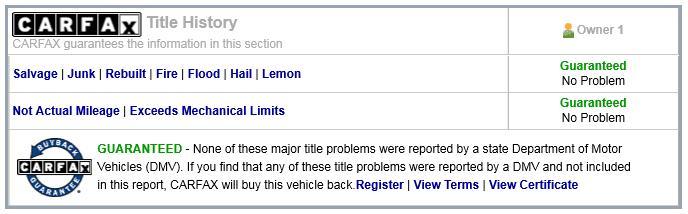诚聚专栏｜三分钟教你看懂Carfax报告 - 知乎