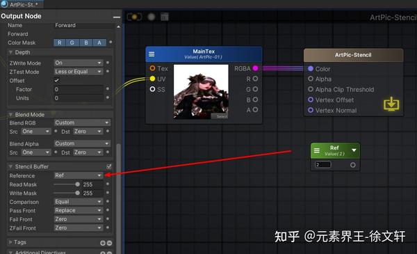 ASE Stencil Buffer 边缘内透，3D卡牌，建筑布尔，美术向多面应用，灵长类都能学会的无代码操作！ - 知乎