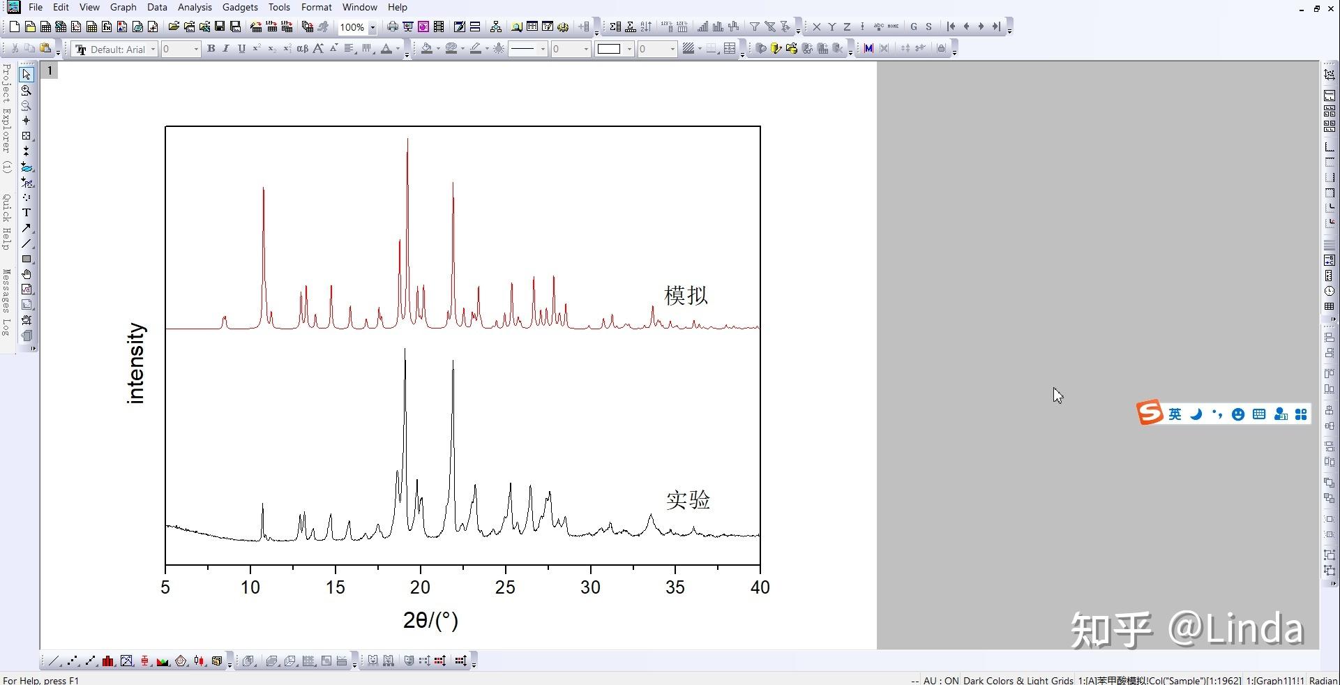 Mercury模拟单晶CIF文件的粉末XRD谱图 - 知乎