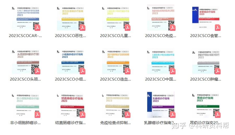 2022-2023最新版，CSCO指南合集，高清版，免费下载！ - 知乎