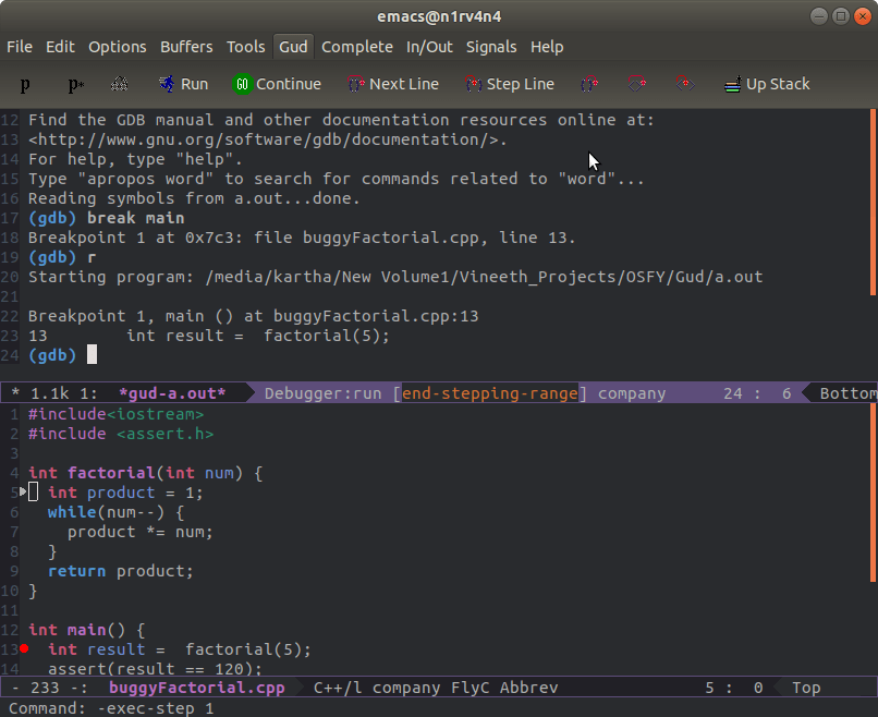 Emacs 调试秘籍之 GUD 调试器 | Linux 中国 - 知乎