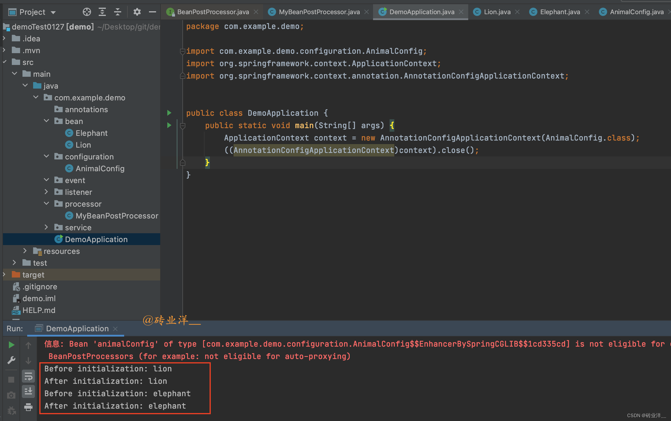 Bean生命周期的扩展点：Bean Post Processor - 华为云开发者联盟 - 博客园