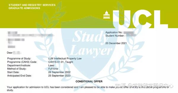 港中文JD、UCL LLM同时放榜！恭喜学律申请者成功拿到offer - 知乎