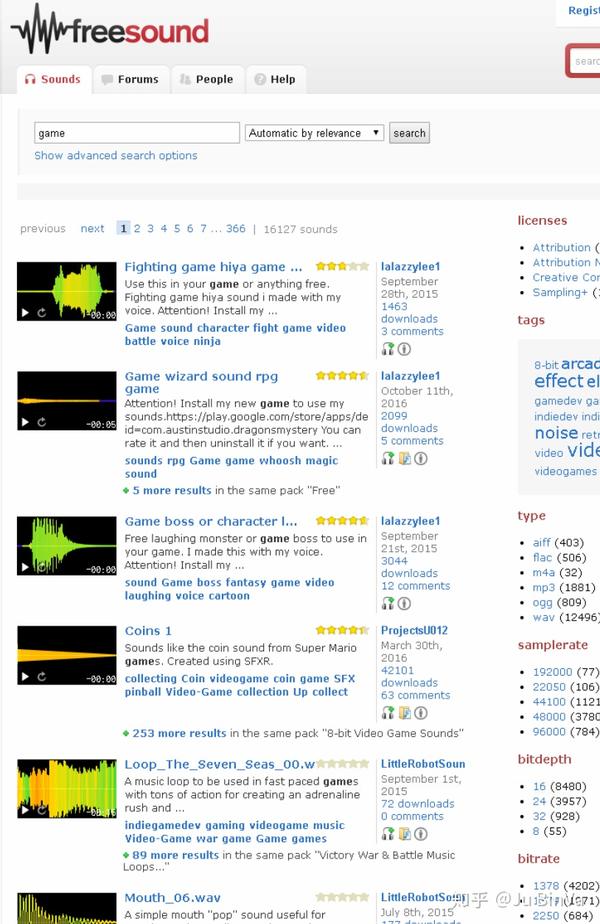 有哪些 游戏音效 免费下载网站 - 知乎