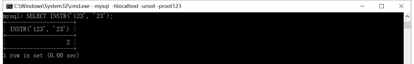 MySQL|INSTR() 函数用法 - 知乎