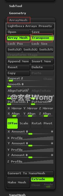 [ZBrush]ArrayMesh和WeldPoints - 知乎